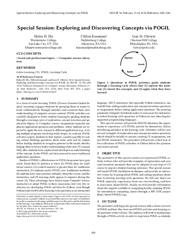 (PDF) Special Session