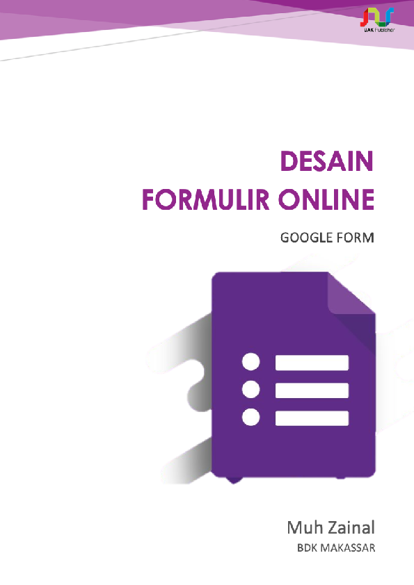 (PDF) Desain Formulir Online dengan Google Form