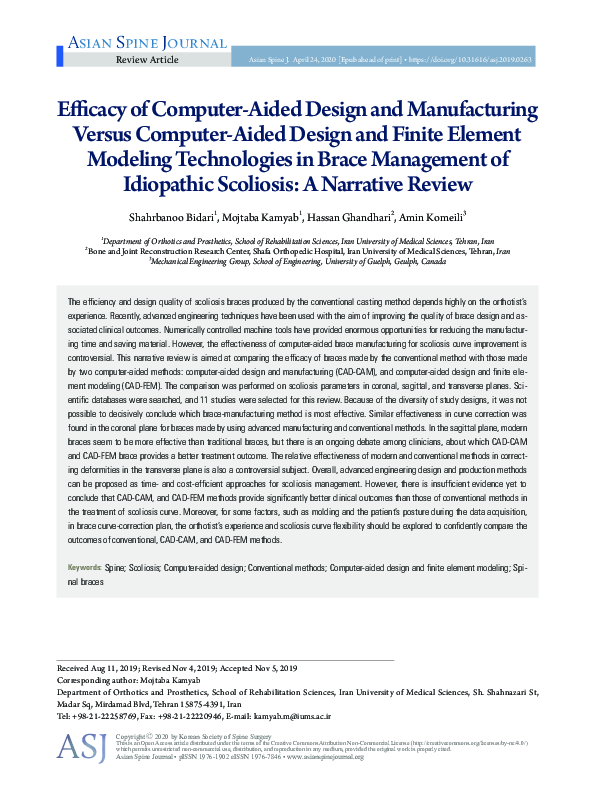 (PDF) Efficacy of Computer-Aided Design and Computer-Aided ...