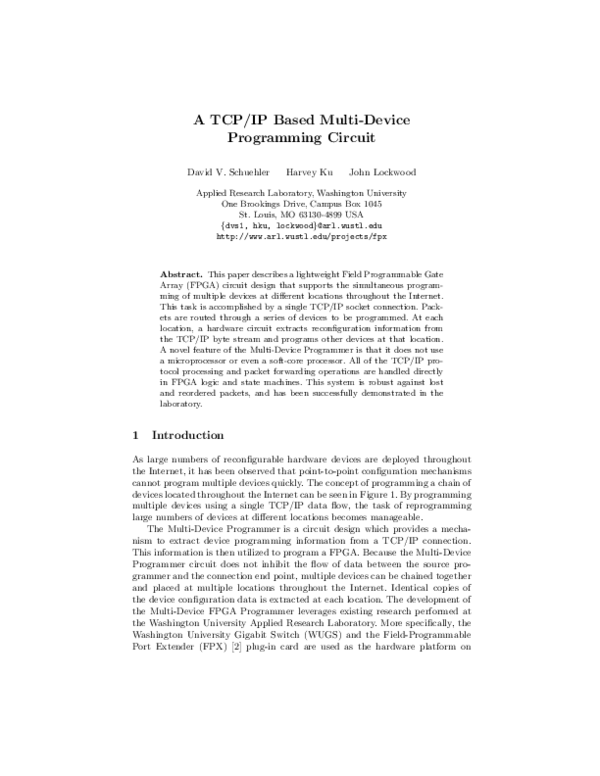 (PDF) A TCP/IP Based Multi-device Programming Circuit