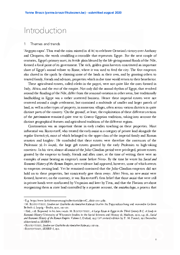 (PDF) Egypt | Yanne Broux - Academia.edu