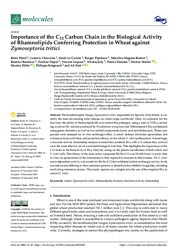 (PDF) Importance of the C12 Carbon Chain in the Biological Activity of ...