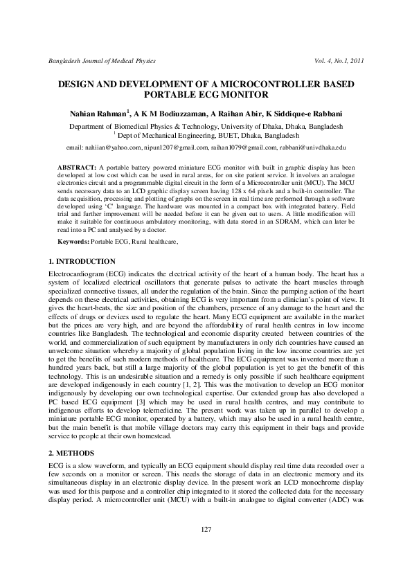 Pdf Design And Development Of The Microcontroller Based Dc Motor Speed Control Unit
