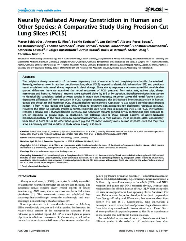 (PDF) Neurally Mediated Airway Constriction in Human and Other Species ...