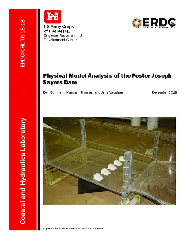 (PDF) Physical model analysis of the Foster Joseph Sayers Dam