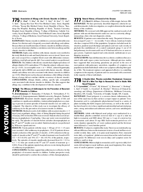 (PDF) Natural History of Sarcoid of the Sinuses
