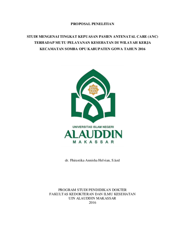 (PDF) proposal penelitian nisa