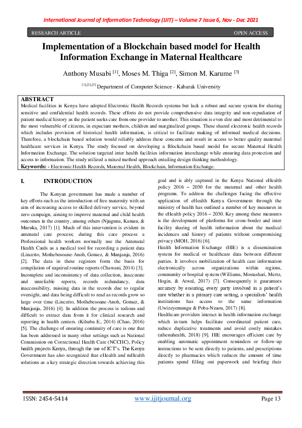 (PDF) [IJIT-V7I6P3]:Anthony Musabi , Moses M. Thiga, Simon M. Karume