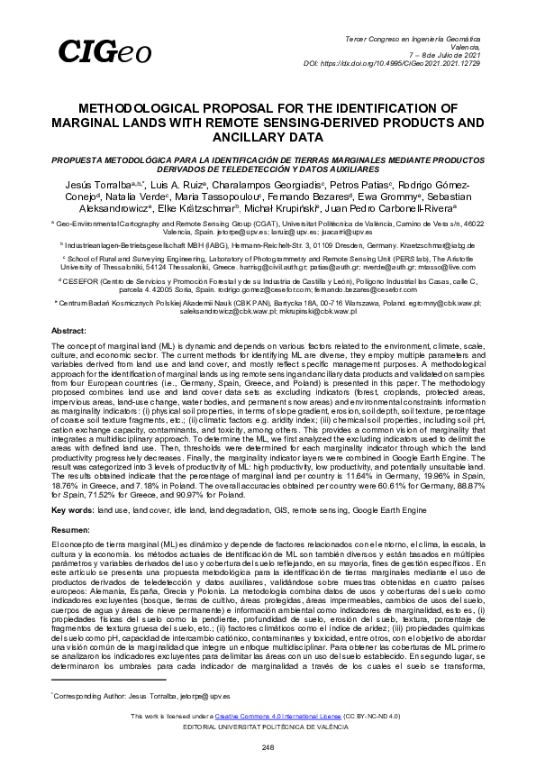 (PDF) Methodological Proposal for the Identification of Marginal Lands ...