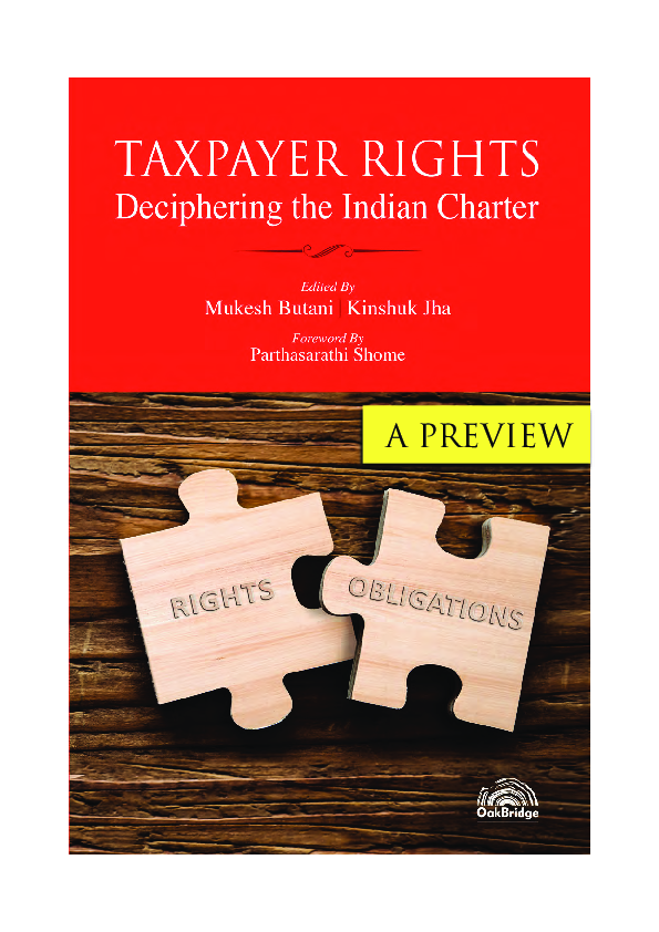 (PDF) Preview Taxpayer Rights-Deciphering the Indian Charter