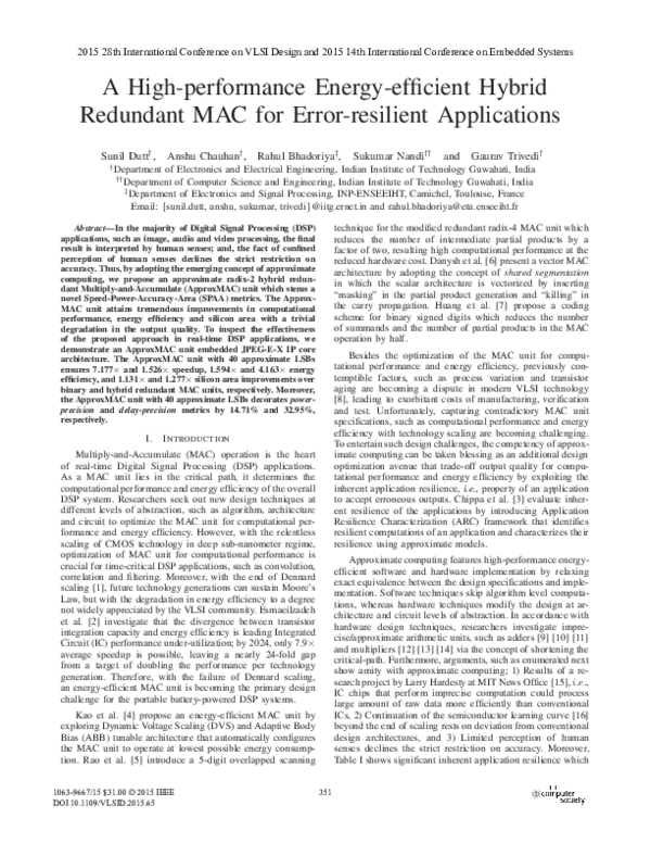 (PDF) A High-Performance Energy-Efficient Hybrid Redundant MAC for Error-Resilient Applications ...