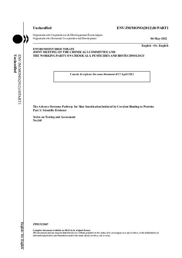 (PDF) Assessment of Pre- and Pro-haptens Using Nonanimal Test Methods ...