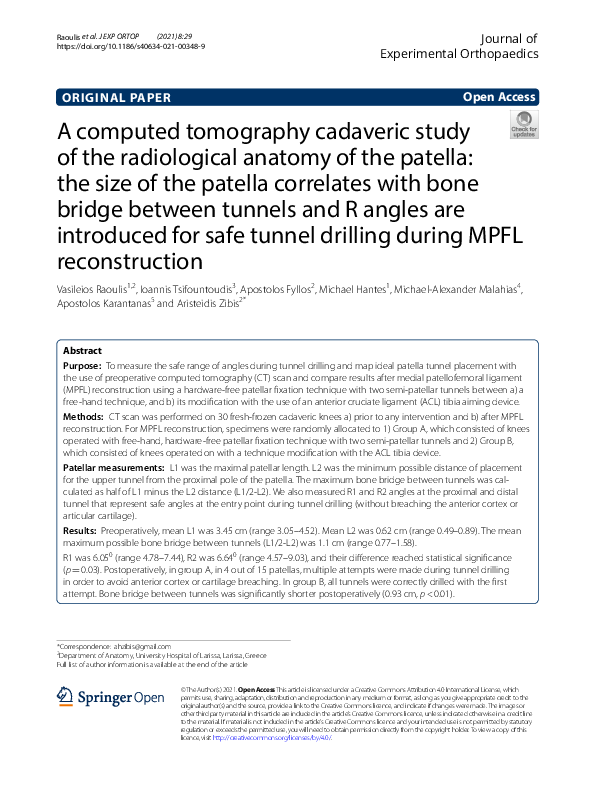 (PDF) A computed tomography cadaveric study of the radiological anatomy ...