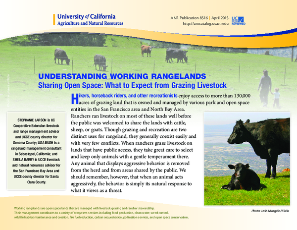 (PDF) Sharing Open Space: What to Expect from Grazing Livestock