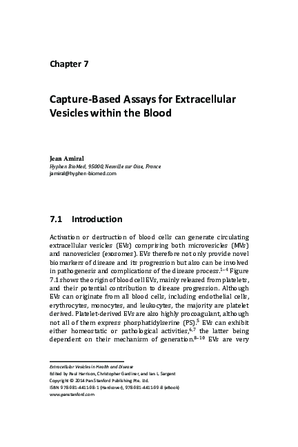 (PDF) Extravascular vesicles JA 2014 (book chapter)