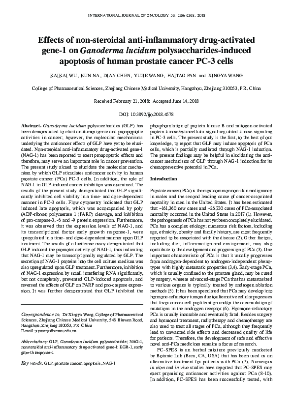 (PDF) Effects of Non-steroidal Anti-Inflammatory Drugs on Flexor Tendon ...