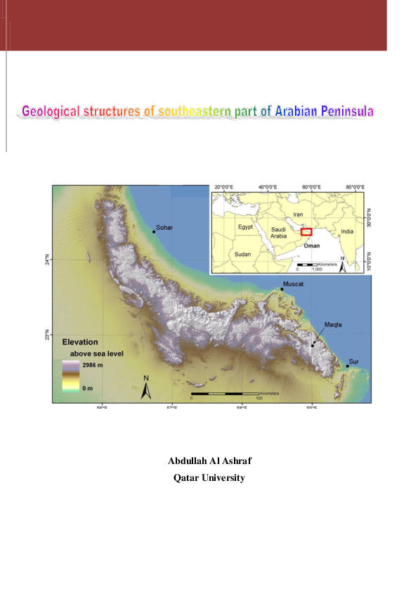 (PDF) Geological Structure of Southeastern part of Arabian peninsula