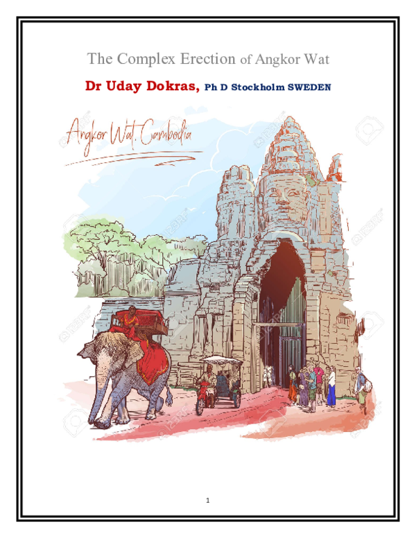 (DOC) The Complex Layout and Construction Plan of the Angkor Wat