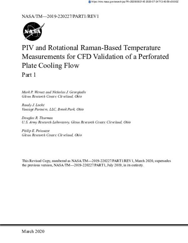 (PDF) PIV and Rotational Raman-Based Temperature Measurements for CFD ...