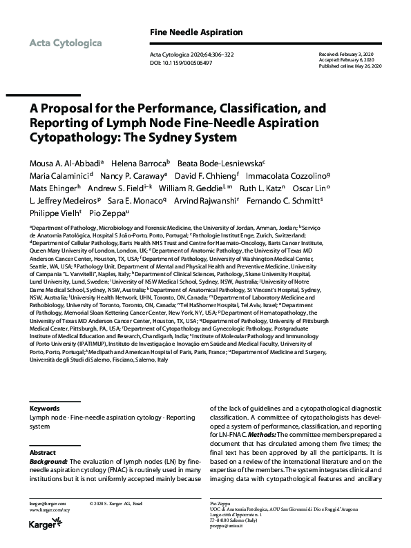 (PDF) A Proposal for the Performance, Classification, and Reporting of ...