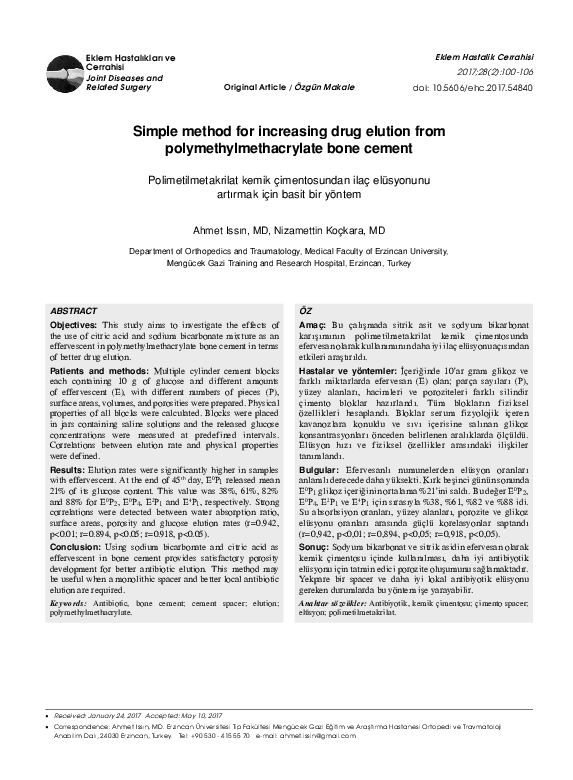 (PDF) Simple method for increasing drug elution from ...