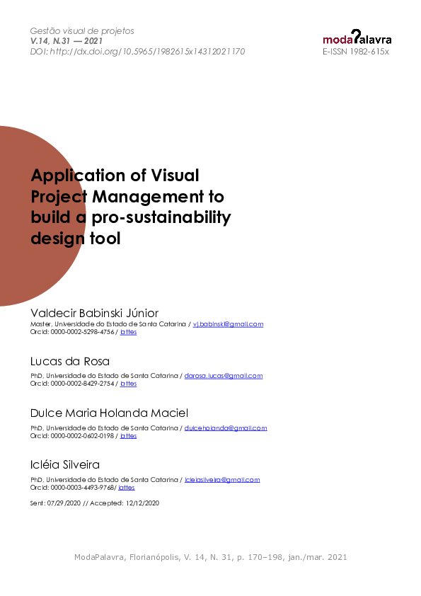 (PDF) Application of Visual Project Management to build a pro ...