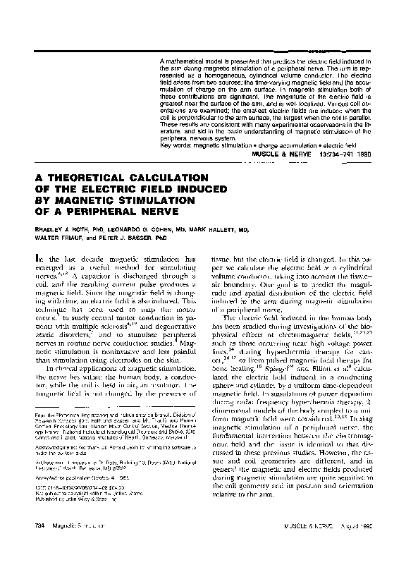 (PDF) A theoretical calculation of the electric field induced by ...
