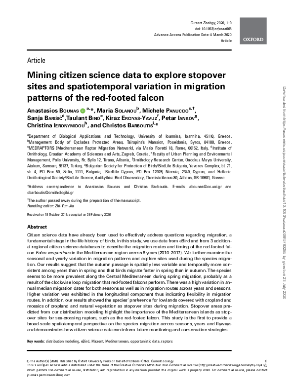 (PDF) Mining citizen science data to explore stopover sites and ...