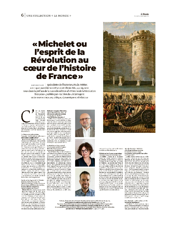 (PDF) Présentation de Michelet | Jean-clément Martin - Academia.edu
