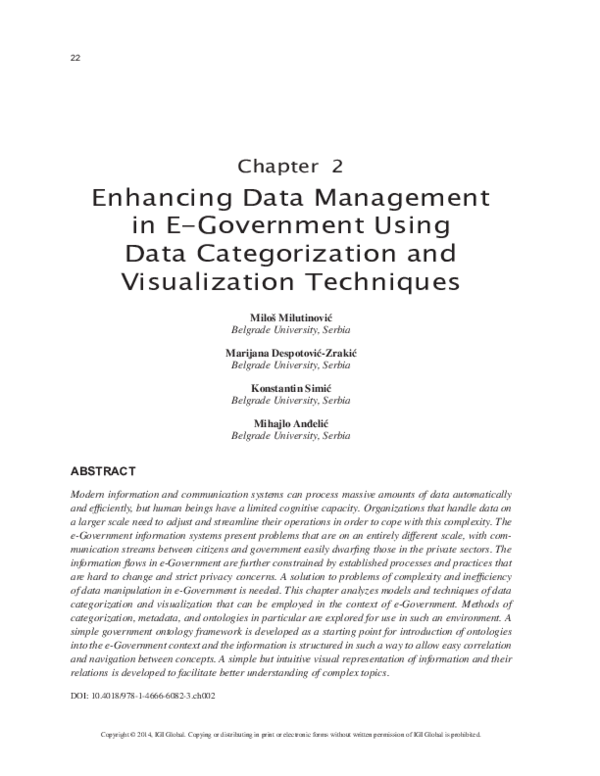 (PDF) Enhancing Data Management in E-Government Using Data ...
