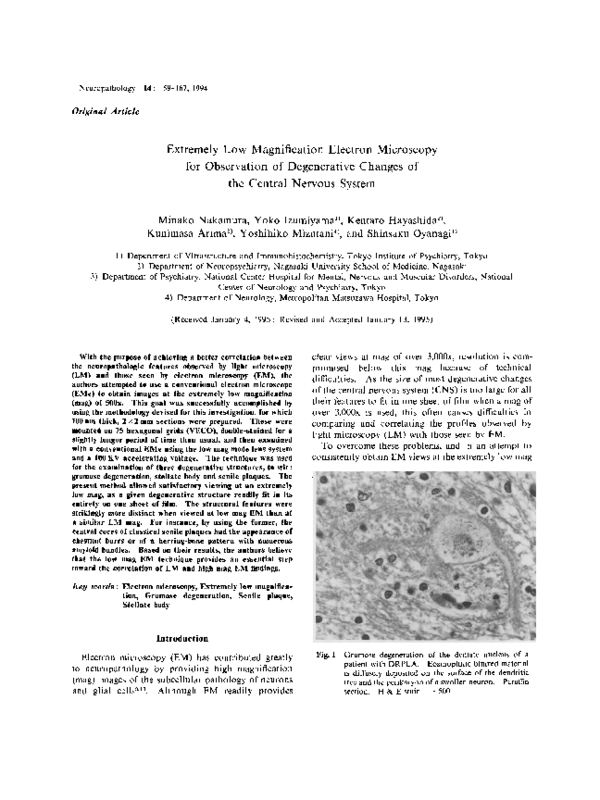 (PDF) Extremely Low Magnification Electron Microscopy for Observation ...