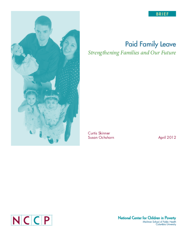 (PDF) Promoting Effective Paid Family Leave Policies