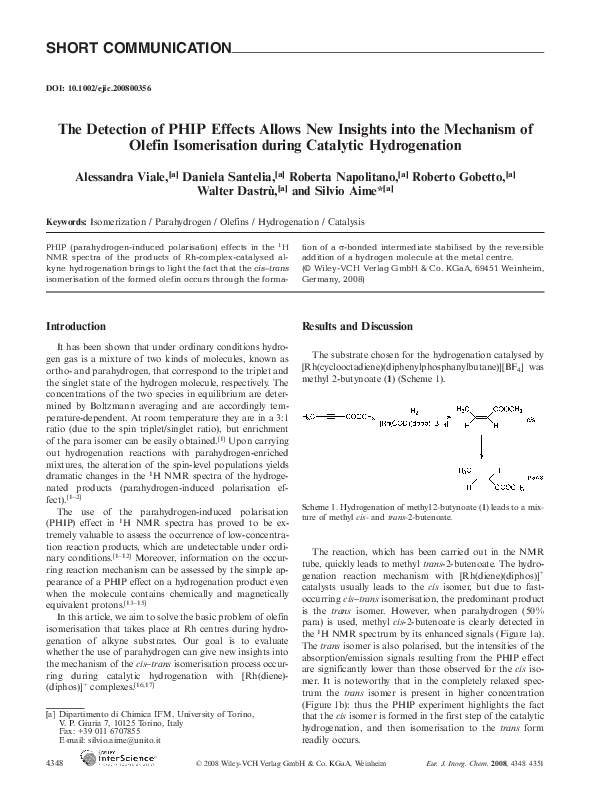(PDF) The Detection of PHIP Effects Allows New Insights into the ...