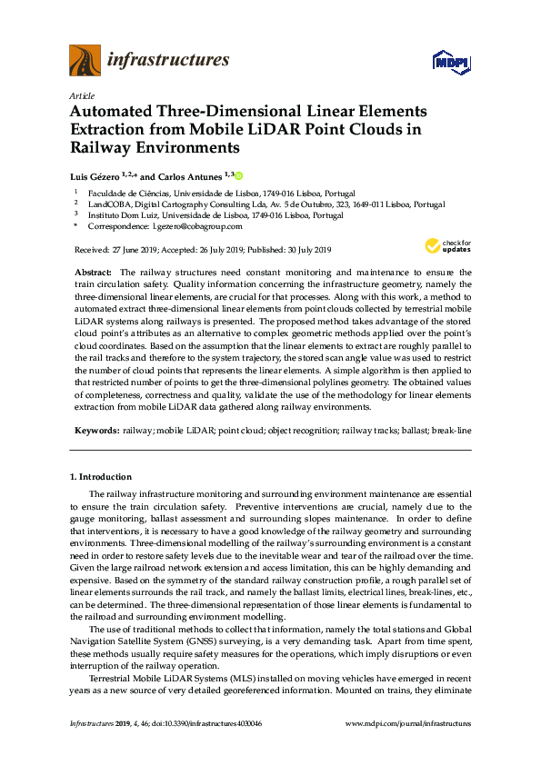 (PDF) Automated Three-Dimensional Linear Elements Extraction from Mobile LiDAR Point Clouds in ...