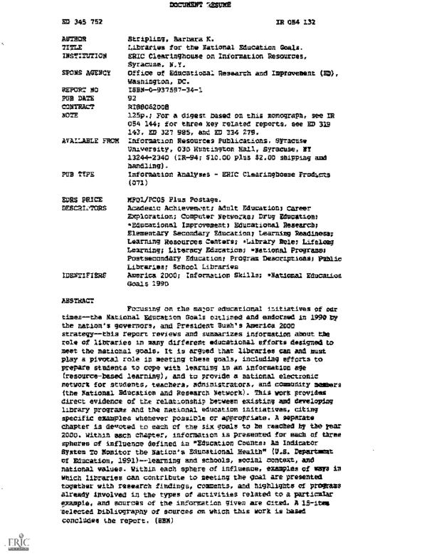 (PDF) Libraries for the National Education Goals