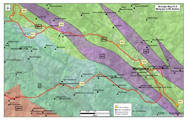 (PDF) MOTHER LODE Ib: ROADSIDE GEOLOGY AND MINING HISTORY: MARIPOSA TO ...
