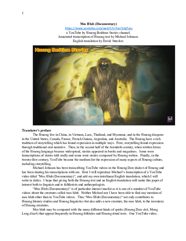 (PDF) Mos Hlub (Documentary)