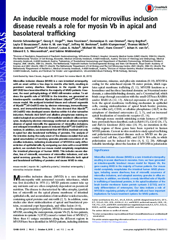(PDF) An inducible mouse model for microvillus inclusion disease ...