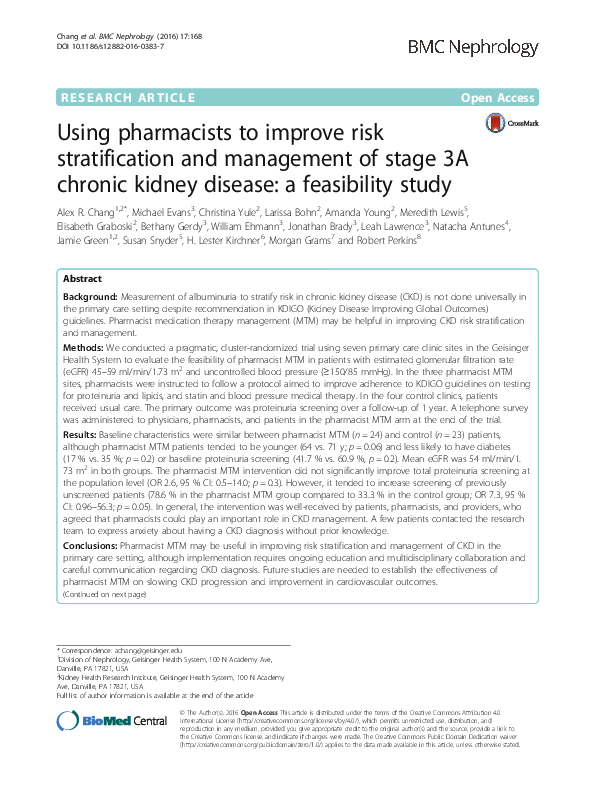 (PDF) Using pharmacists to improve risk stratification and management ...