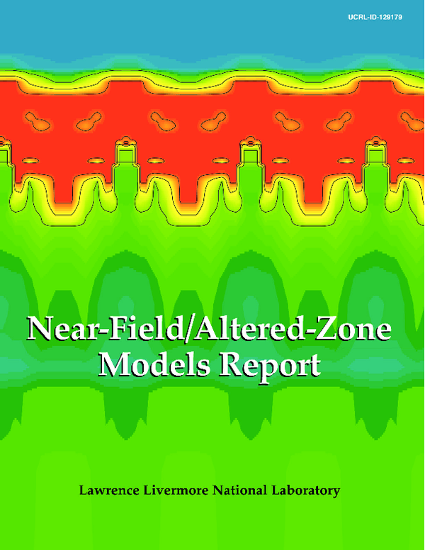 (PDF) Near-field/altered-zone models report