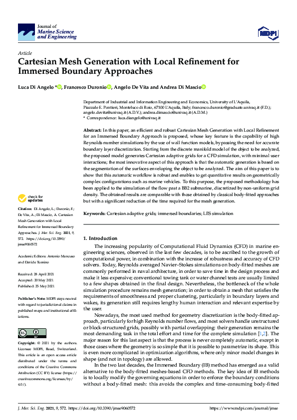 (PDF) Cartesian Mesh Generation with Local Refinement for Immersed ...