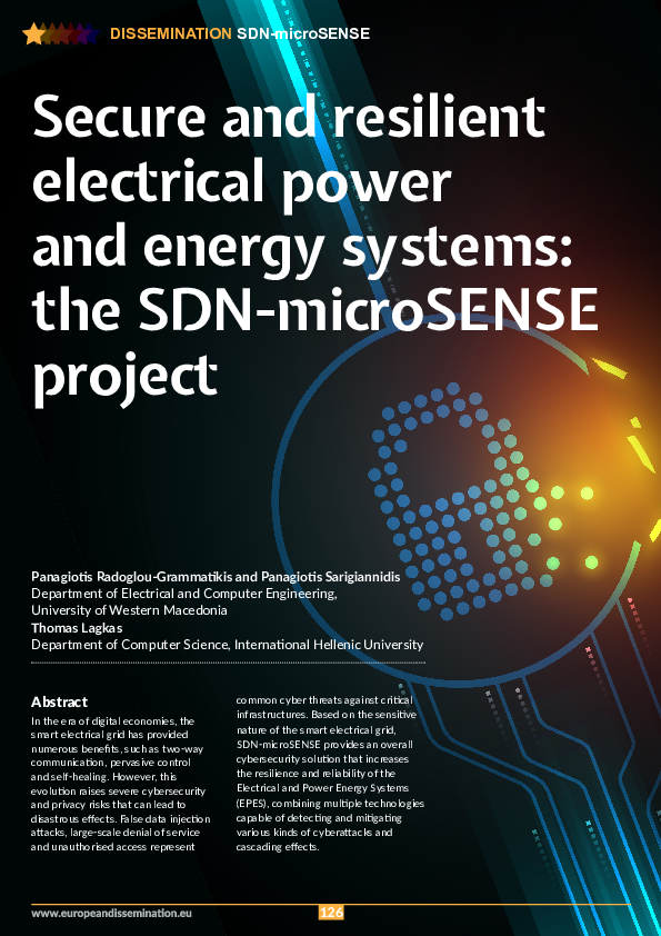 (PDF) Secure and resilient electrical power and energy systems: the SDN ...