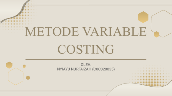 (PPT) PPT METODE VARIABLE COSTING