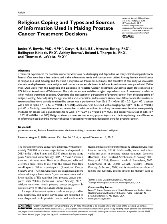 (PDF) Religious Coping and Types and Sources of Information Used in ...