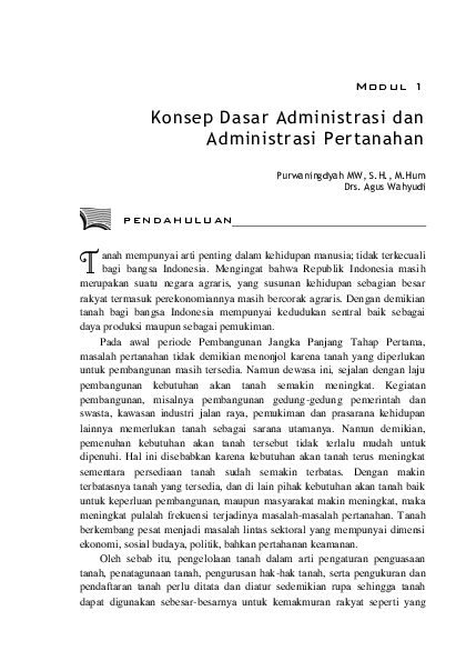 (PDF) Konsep Dasar Administrasi dan Administrasi Pertanahan