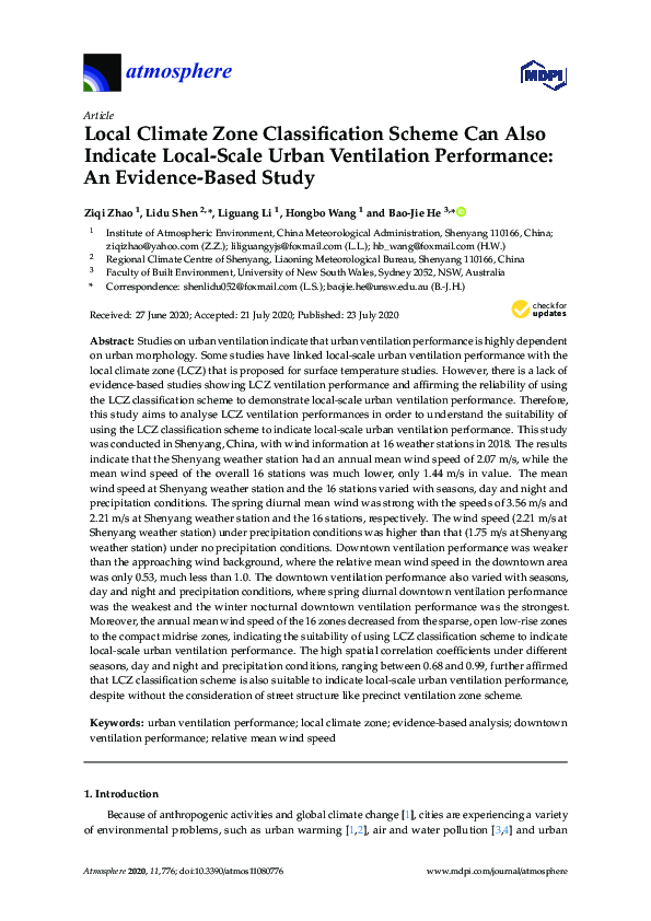 (PDF) Local Climate Zone Classification Scheme Can Also Indicate Local-Scale Urban Ventilation ...