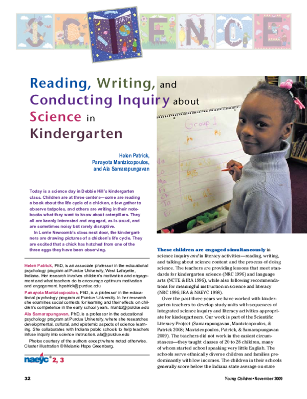 (PDF) Reading, Writing, and Conducting Inquiry about Science in ...