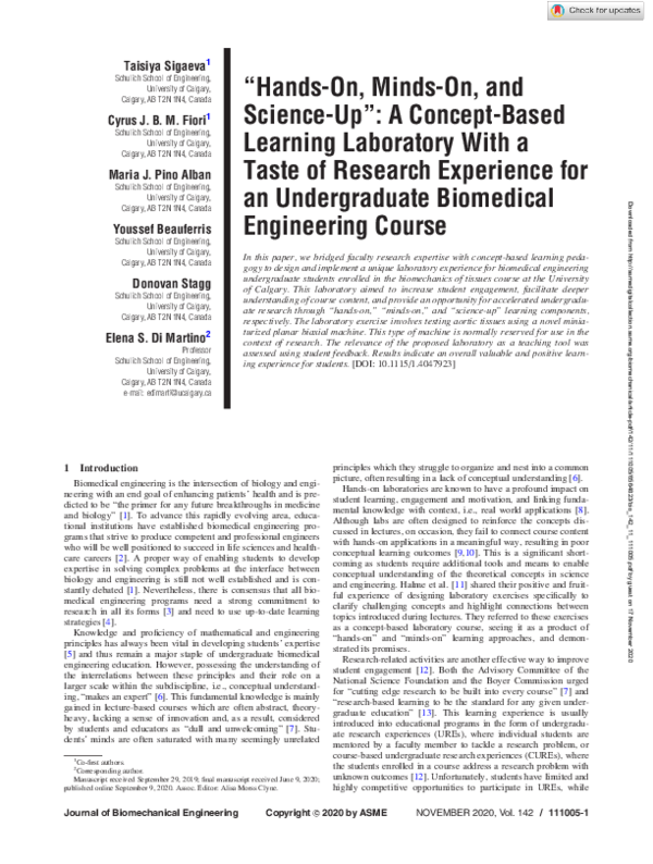 (PDF) “Hands-On, Minds-On, and Science-Up”: A Concept-Based Learning ...
