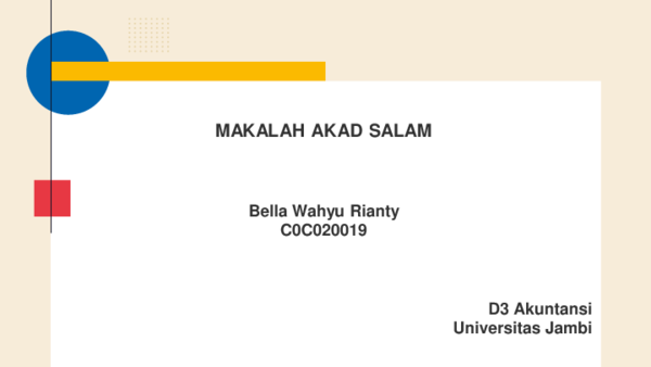 (PDF) PPT AKAD SALAM