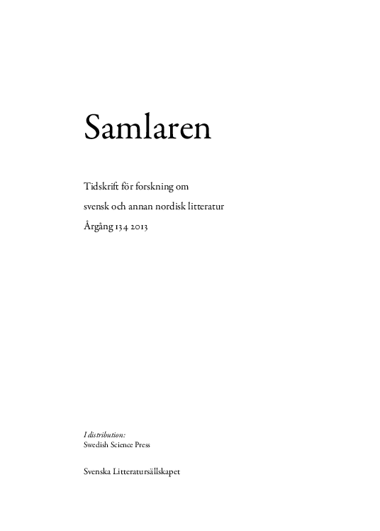 (PDF) Jimmy Vulovic, Narrativanalys